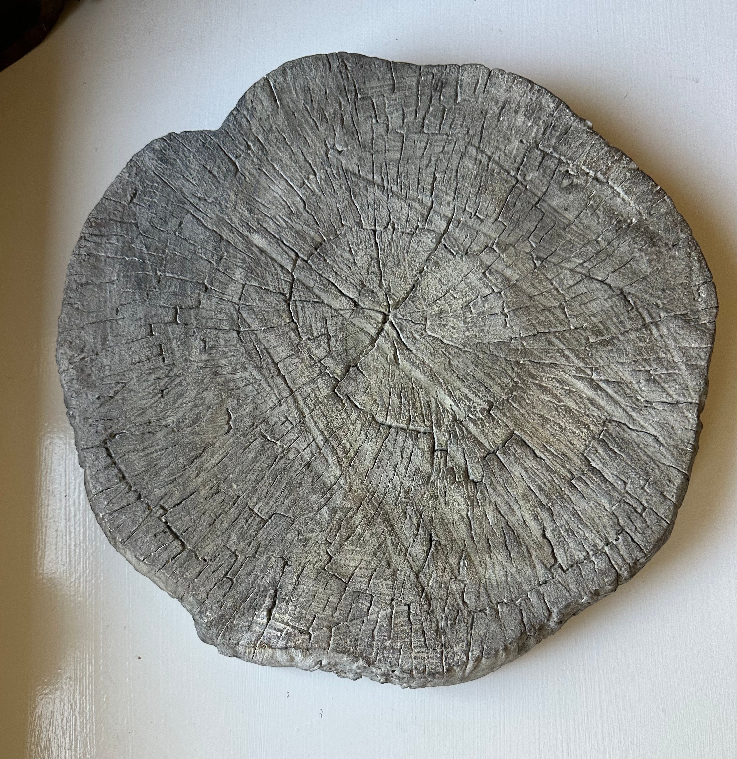 Concrete Faux Tree Stump Riser – The Vintage Abode